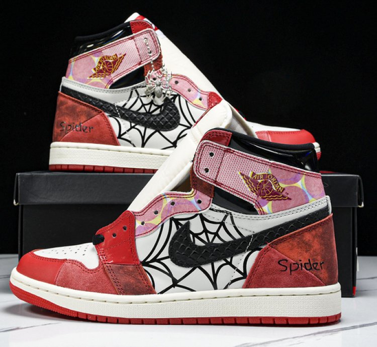 Air Jordan 1 Retro High spider- Red Black | Begja