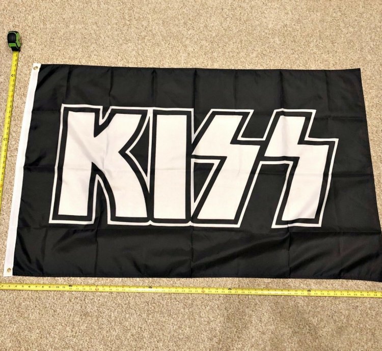Kiss Flag Banner Poster 3x5ft Stephen Tyler Rare Flags Ace Frehley | Begja