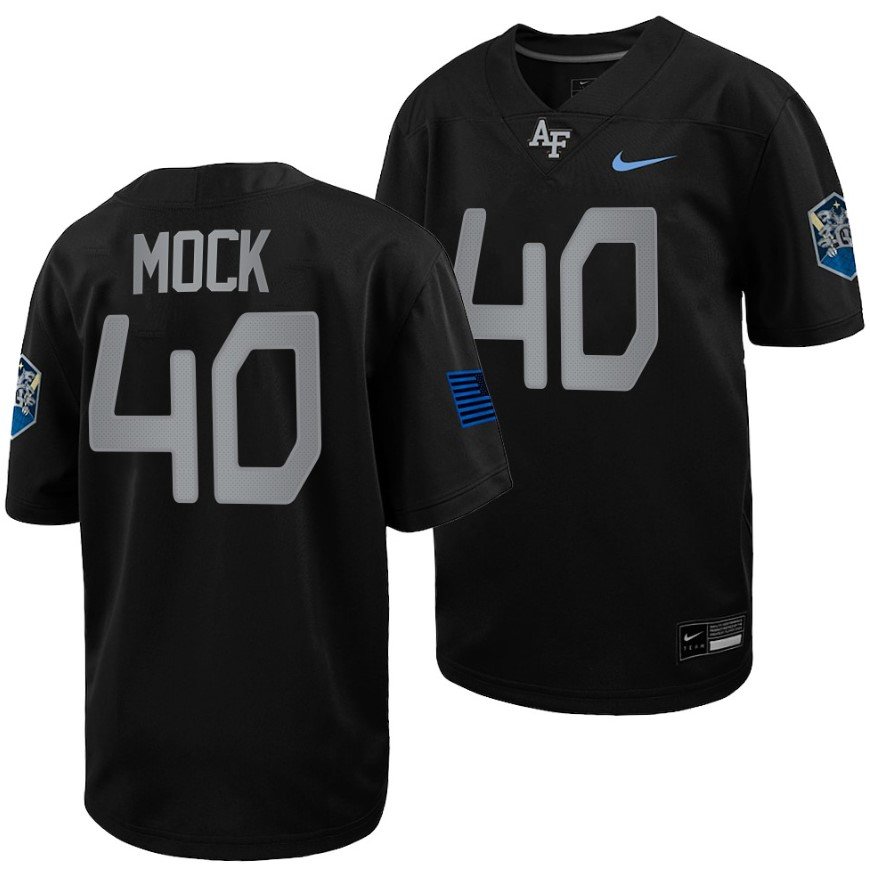 Air Force Falcons Alec Mock Jersey 40 Football 2022 Space Force Rivalry ...
